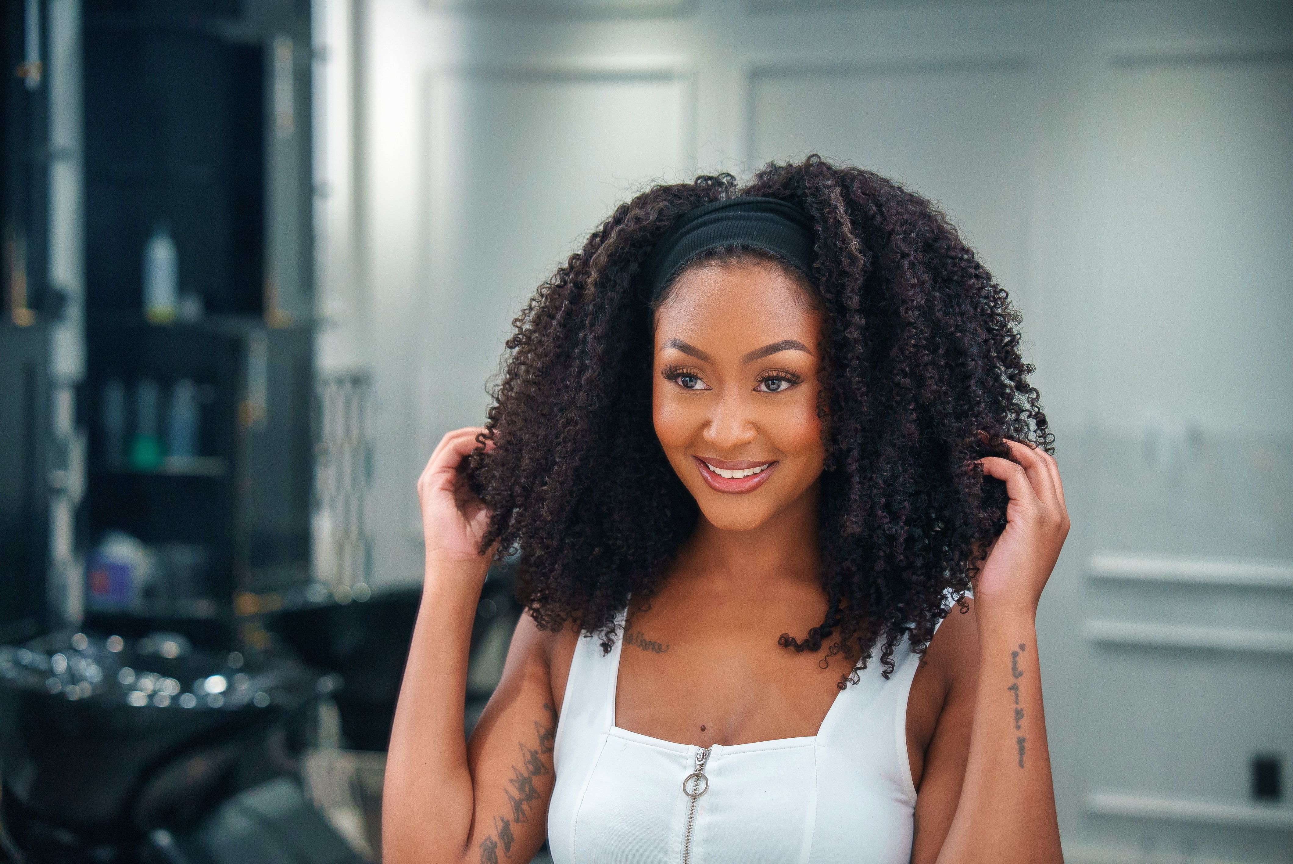 How to Care for Your Kinky Curly Half Wig (Kai) for Defined, Frizz-Fre ...