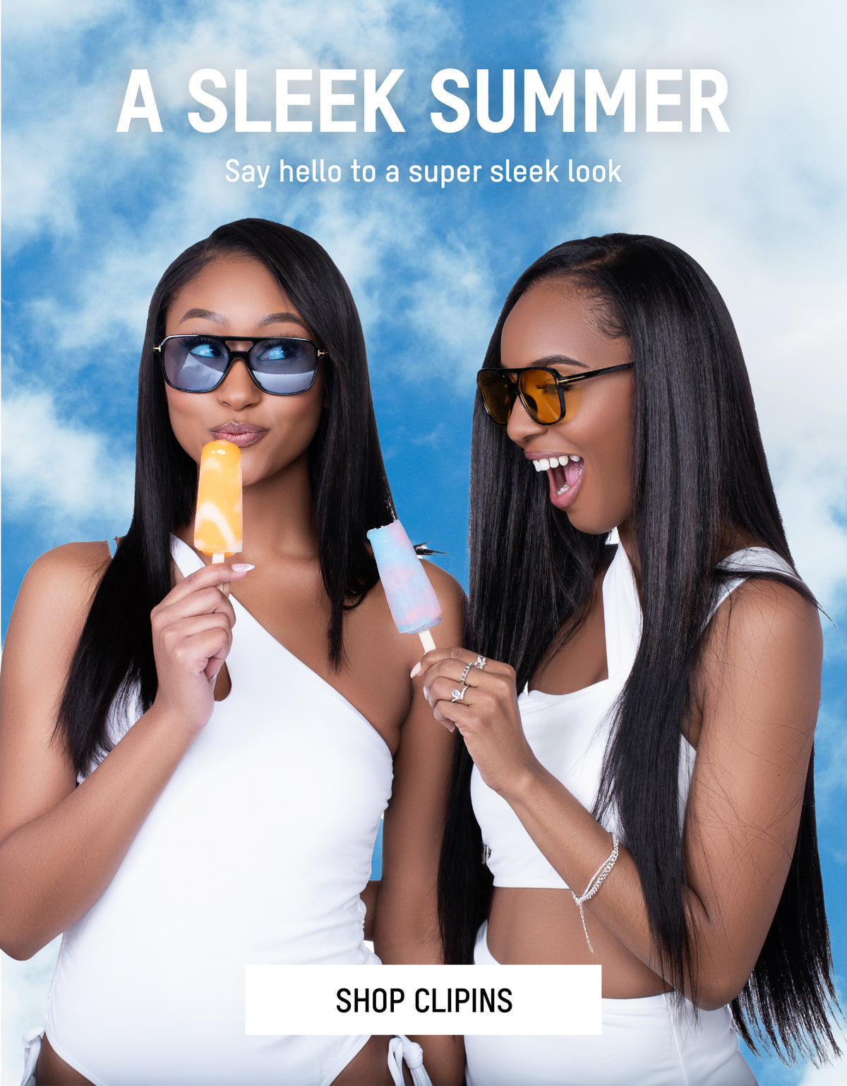 Go Sleek | Clip-In Hair Extensions, Tape-Ins & Human Hair Bundles – GO ...